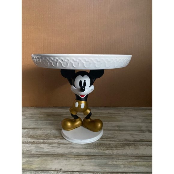 Disney | Accents | Disney Store Eats Mickey Mouse Cake Stand Serving ...